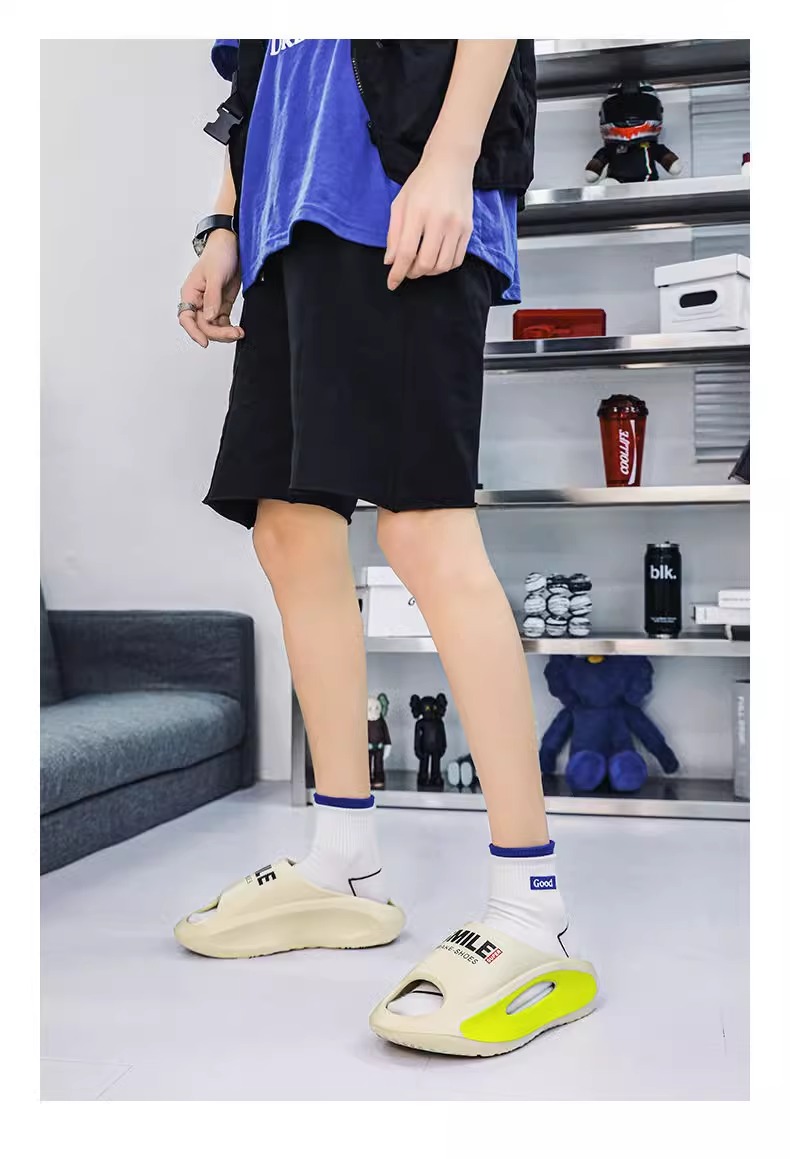 Moving Slippers Men's Home Summer 2024 New Style Outer Wear Thick-Soled ...
