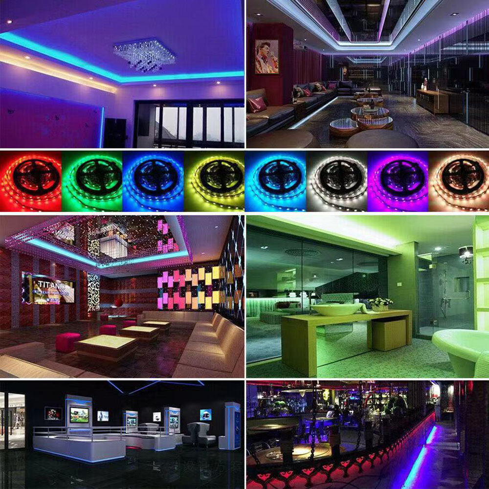 LED Strip - 5V RGB with 20-Key Remote Control, 1M/30 Lights for TV ...