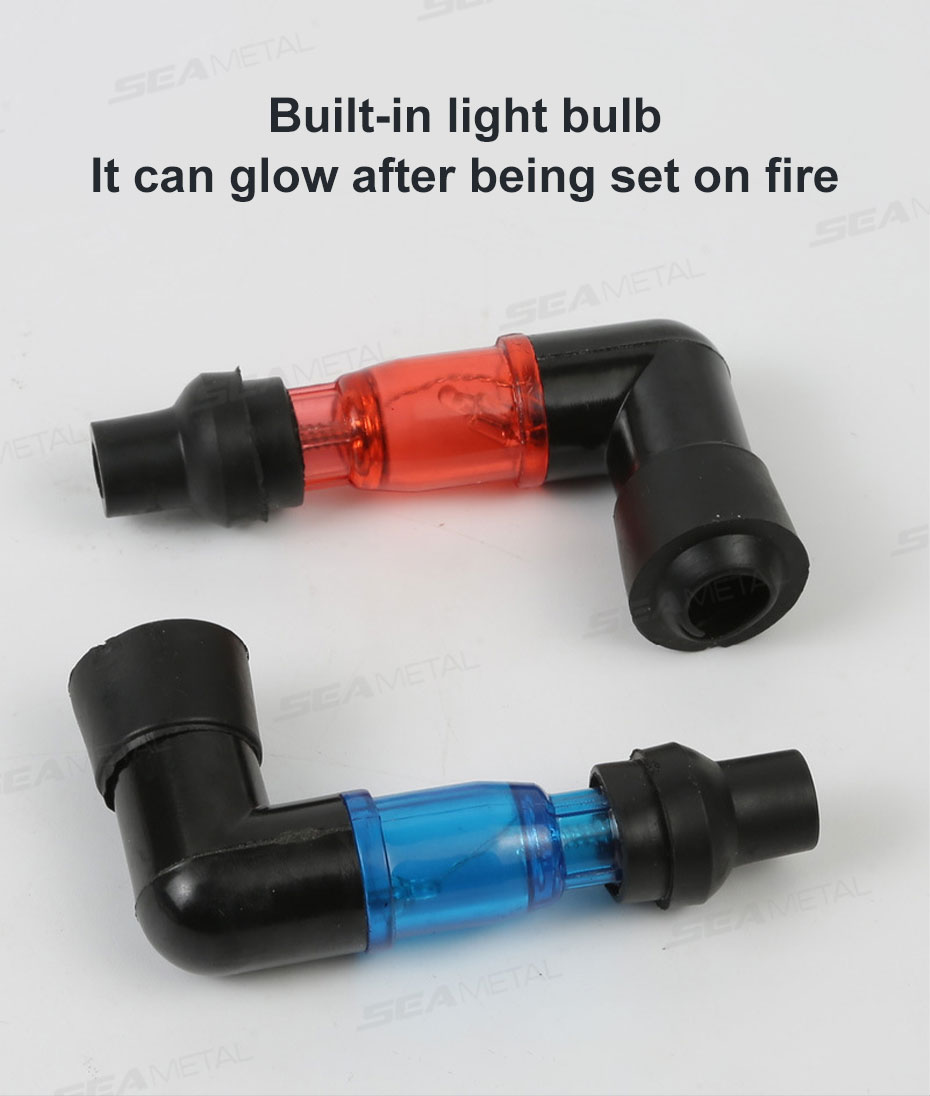 SEAMETAL Motorcycle Spark Plug Cap ignitioncoil Spark Plug Cap ...
