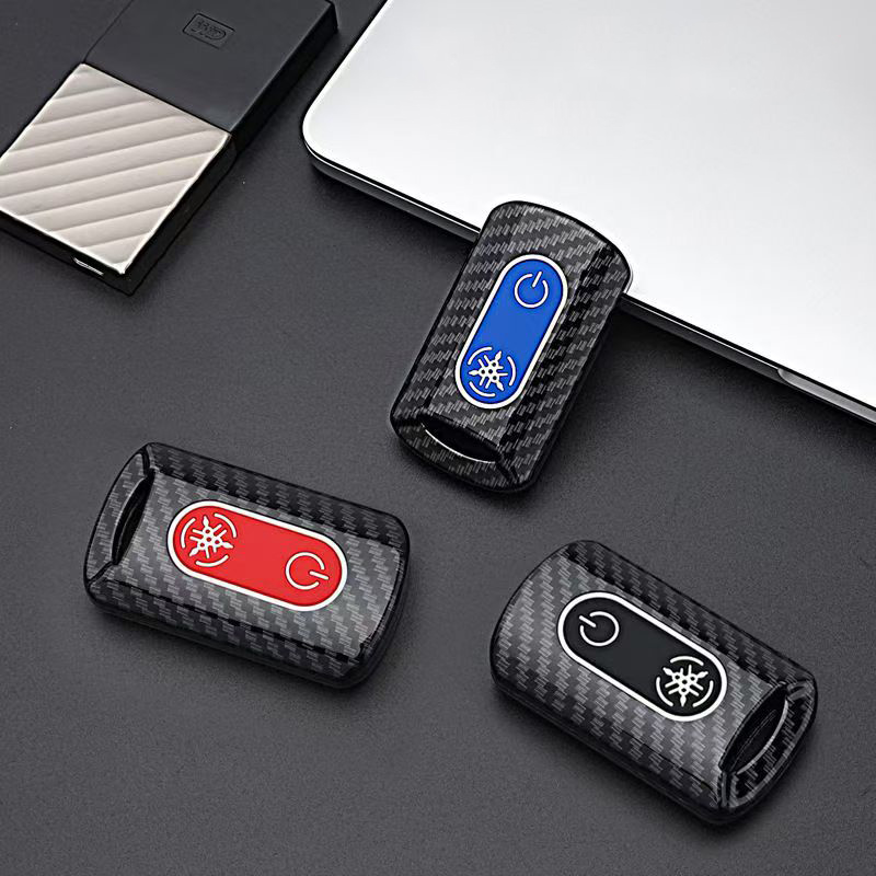 Carbon Fiber Car Key Cover For YAMAHA Nmax V2/Aerox S V1 V2/NMAX V2 V2 ...