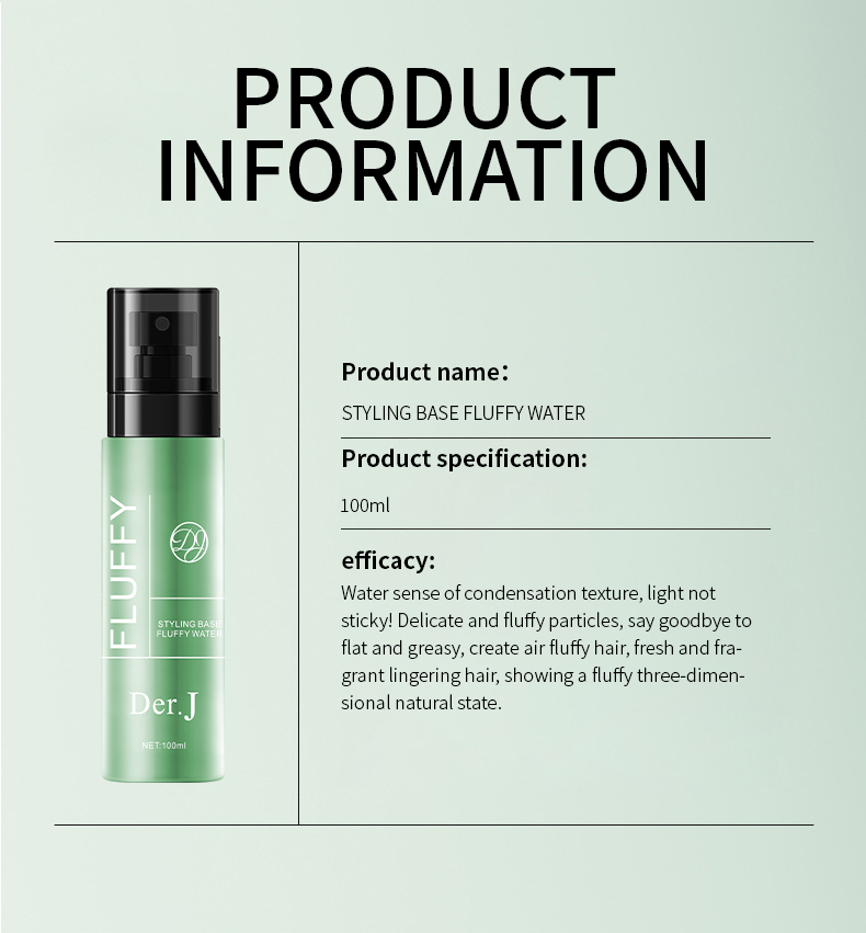 Hair Volume Styling Spray Refreshing Fluffy Oil Control Mattifying ...