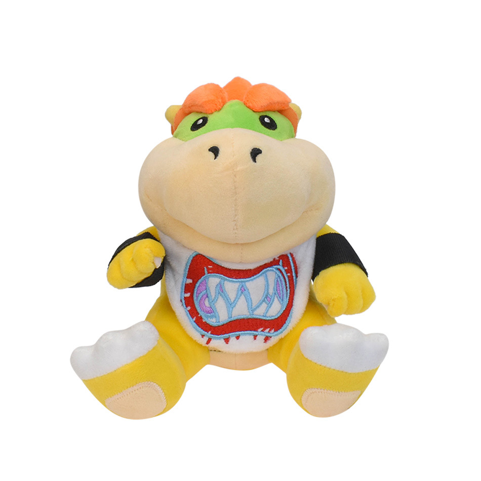 Super Mario Kuba Fire Dragon Bowser Jr Plush Doll Large Yellow Kuba II ...