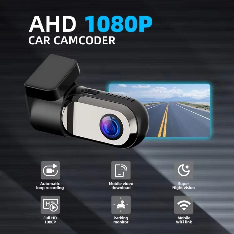 Mini HD Car Video Recorder DVR Dash Cam 24 Hours Parking Monitor Car ...
