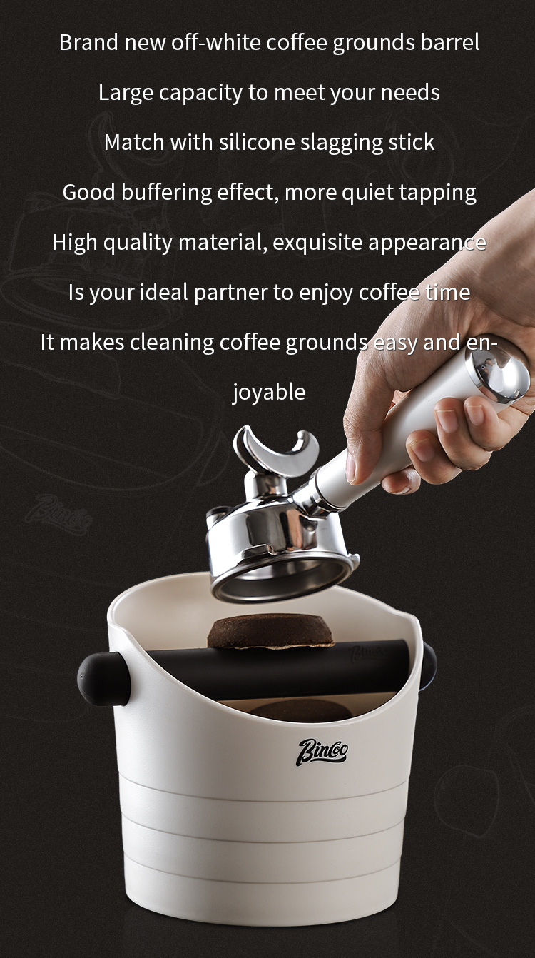 BINCOO Coffee Powder Dregs Bucket Espresso Machine Matching Handle ...