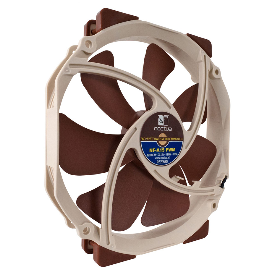 Noctua NF-A15 PWM SSO2 Magnetic Stable Bearing 15cm U14S Fan Adopt AAO ...