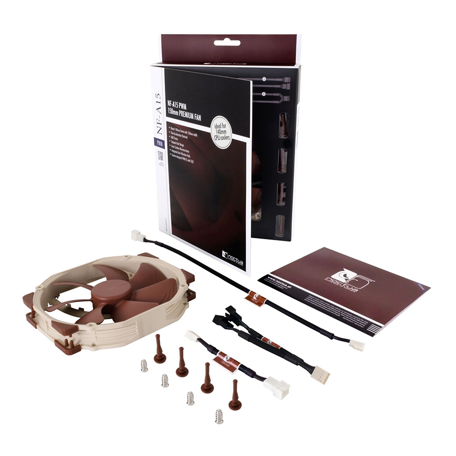 Noctua NF-A15 PWM SSO2 Magnetic Stable Bearing 15cm U14S Fan Adopt AAO ...