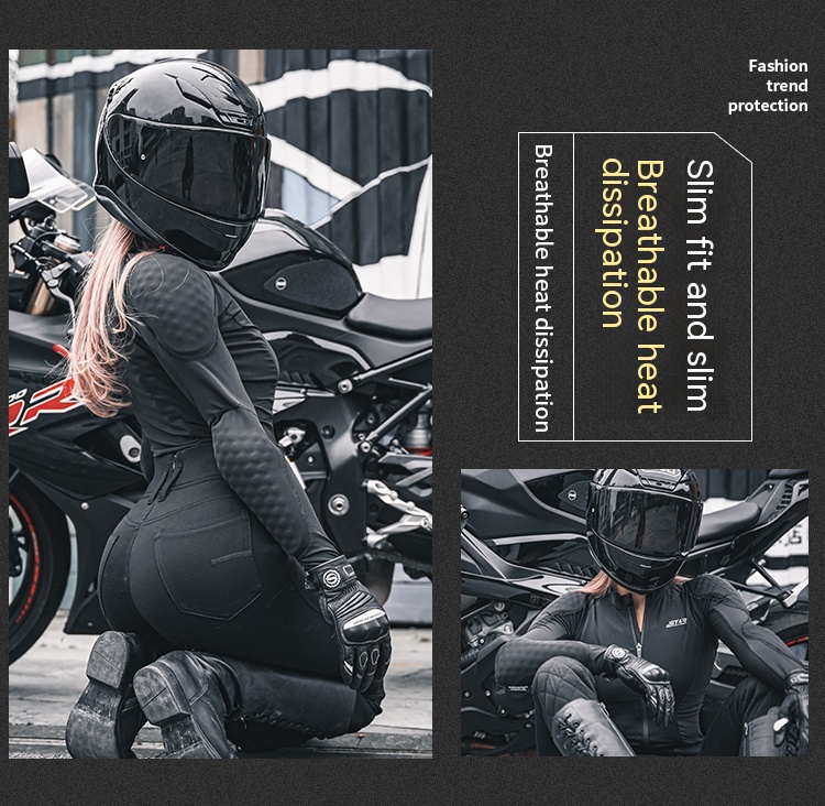 Women Motorcycle Jacket CE Approved Motorcycle Body Armor Summer ...