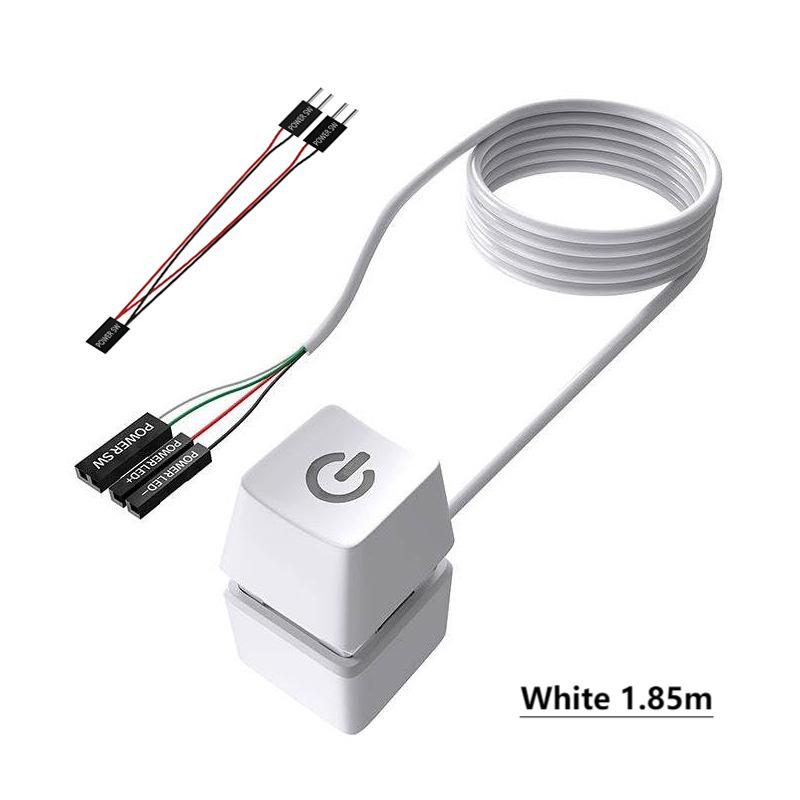 LED Colorful Light Desktop Computer Power Switch PC Motherboard ...