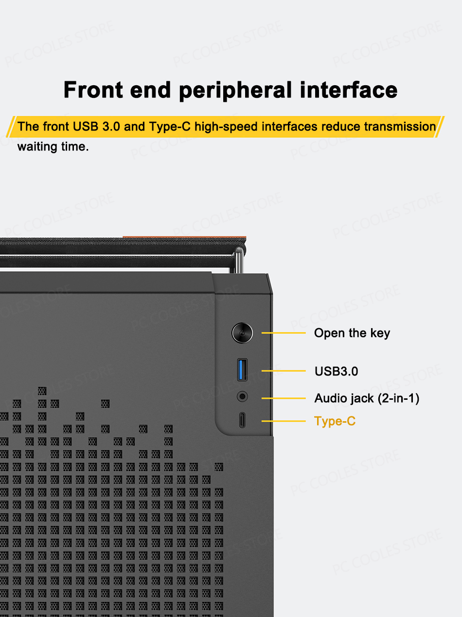 Power Train X300 MATX Desktop Computer Case Handheld Portable Side ...