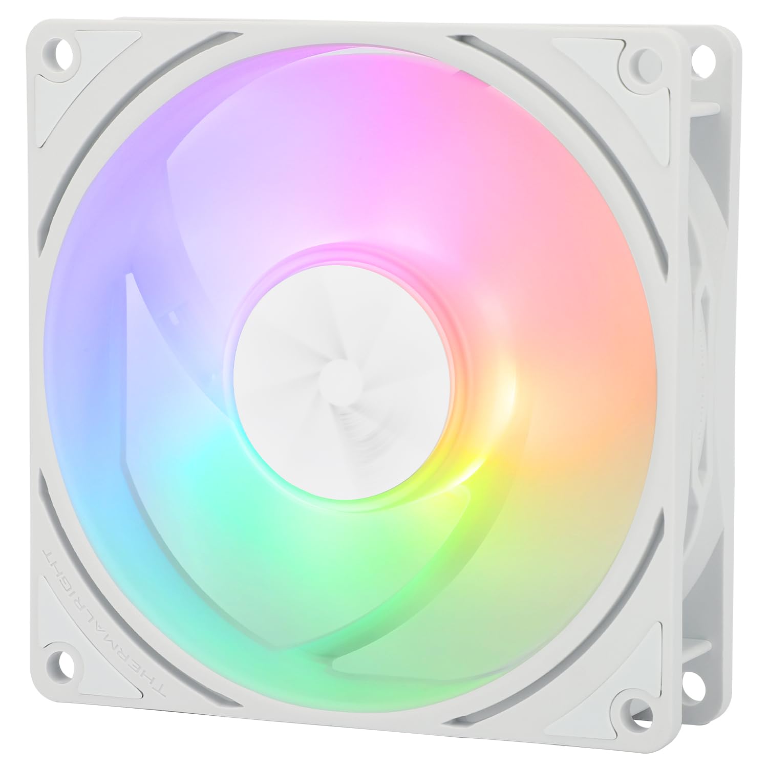 Thermalright TL-P9W-S ARGB White 92mm CPU Fan Computer Case Fan Quiet ...