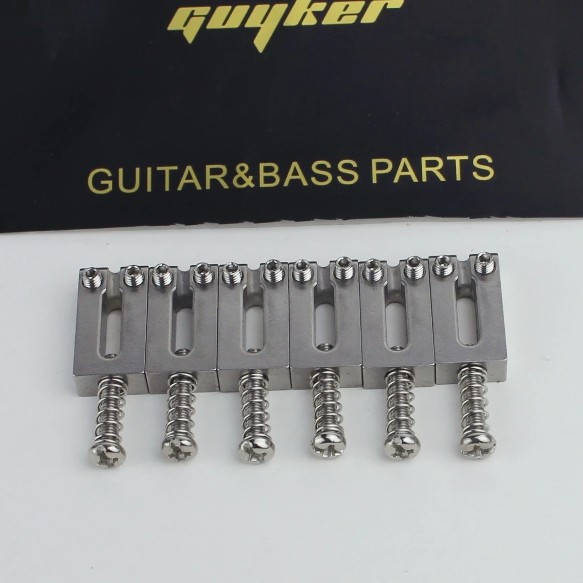 1 Set (Pack of 6) Stainless Steel Tremolo Bridges Tailpiece 10.5MM For Stratocaster Tremolo ...
