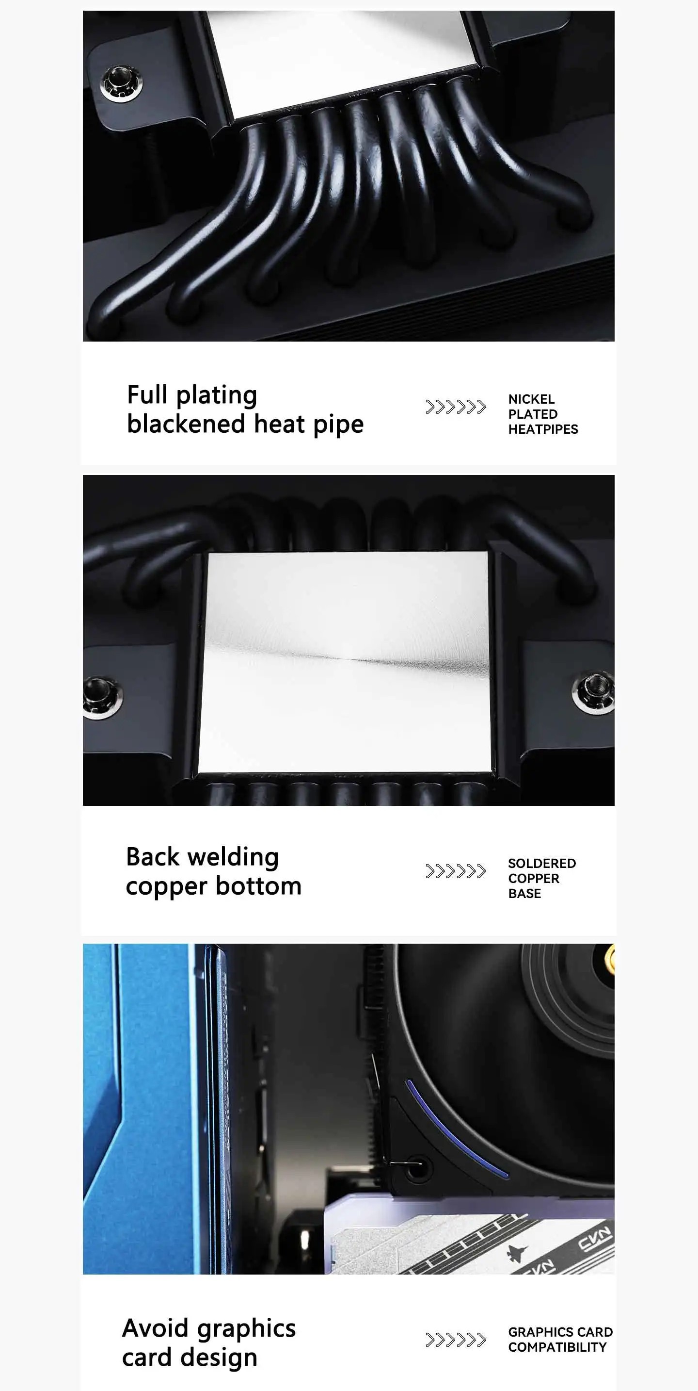 Thermalright PS120 EVO Radiator CPU Cooler 7×6mm Heat Pipes CPU Air ...