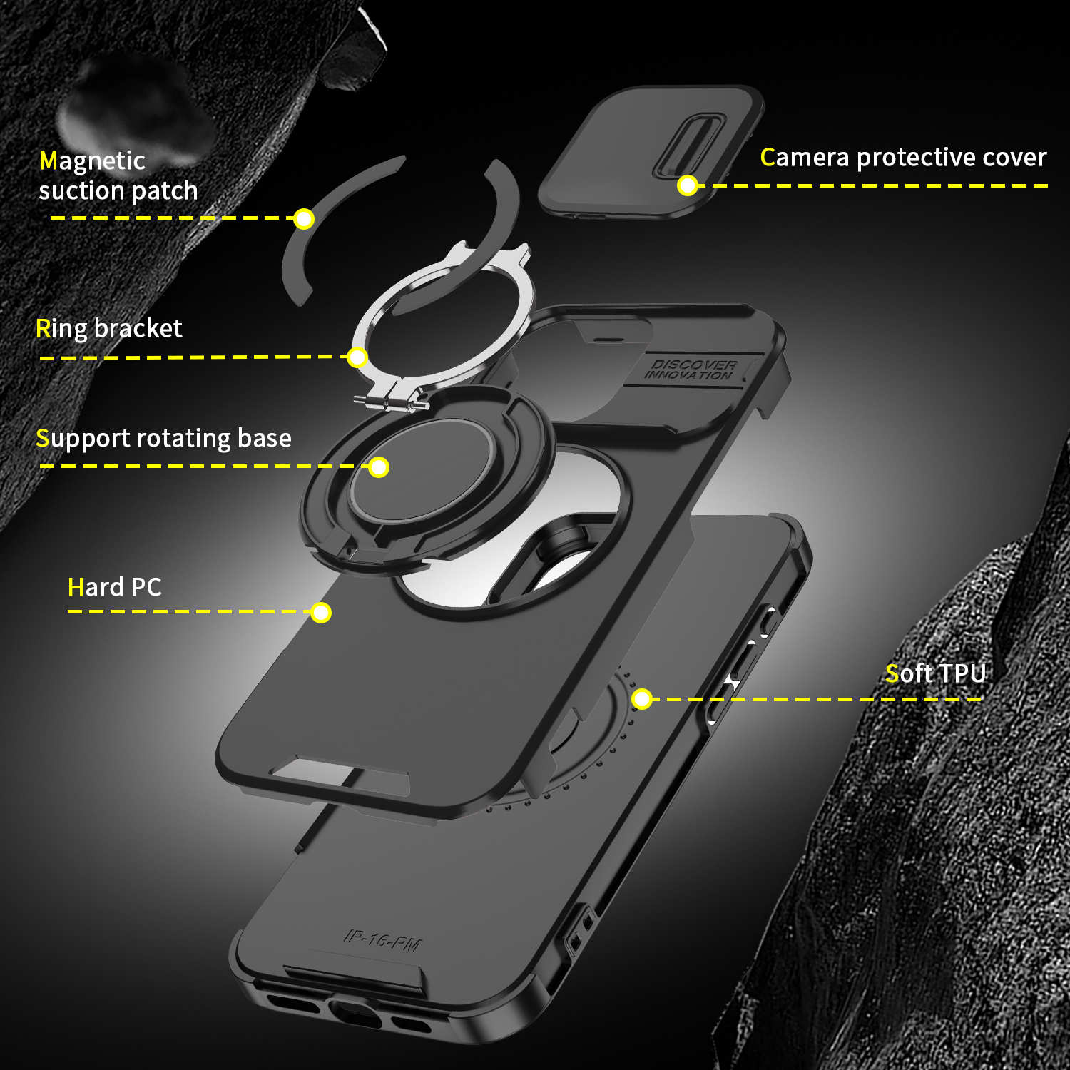 360°Rotatable Ring for iPhone 16 Pro Max 15 Pro Max 14 13 12 11 pro 15 ...