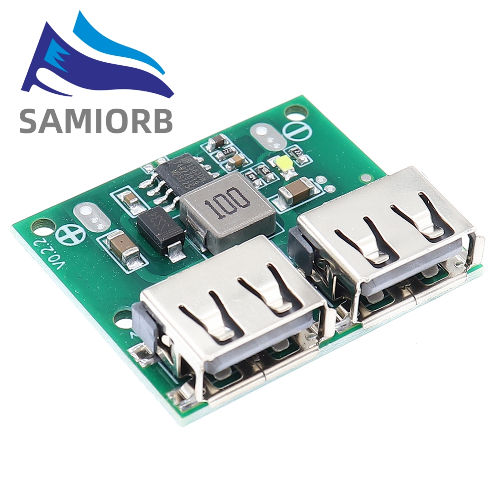 9V 12V 24V to 5V DC-DC Step Down Charger Power Module Dual USB Output ...