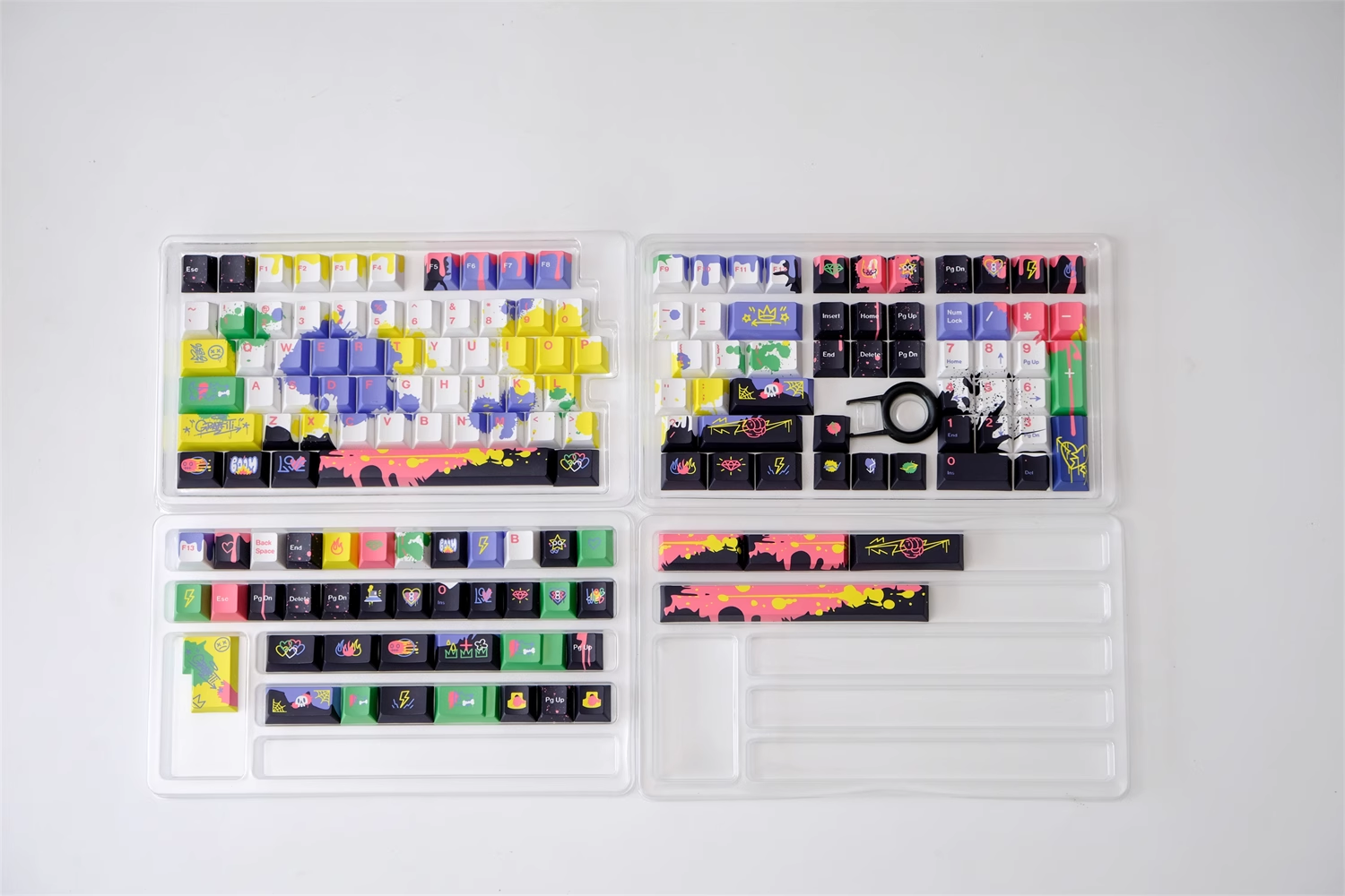 Graffiti Keycaps 151 Keys Cherry PBT Personalized Keycaps Suitable for ...