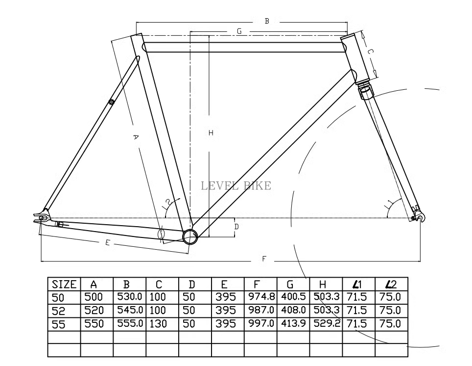 SNM4130 TSUNAMI CR-MO Fixed Gear Frame and Fork SNM Chrome Molybdenum ...