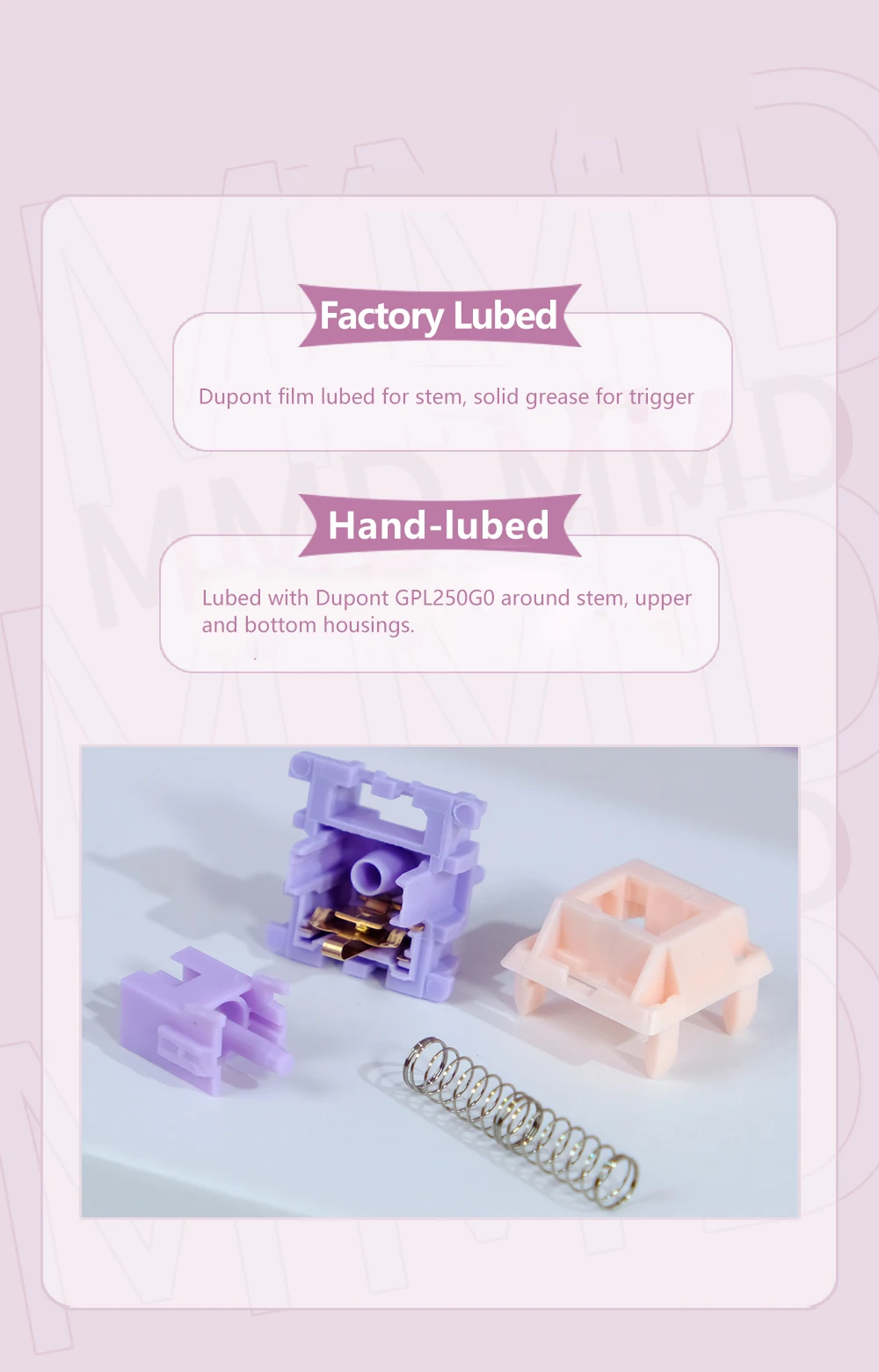 MMD Princess Switch V3 BOX Linear RGB SMD 5pin 48g for mechanical ...