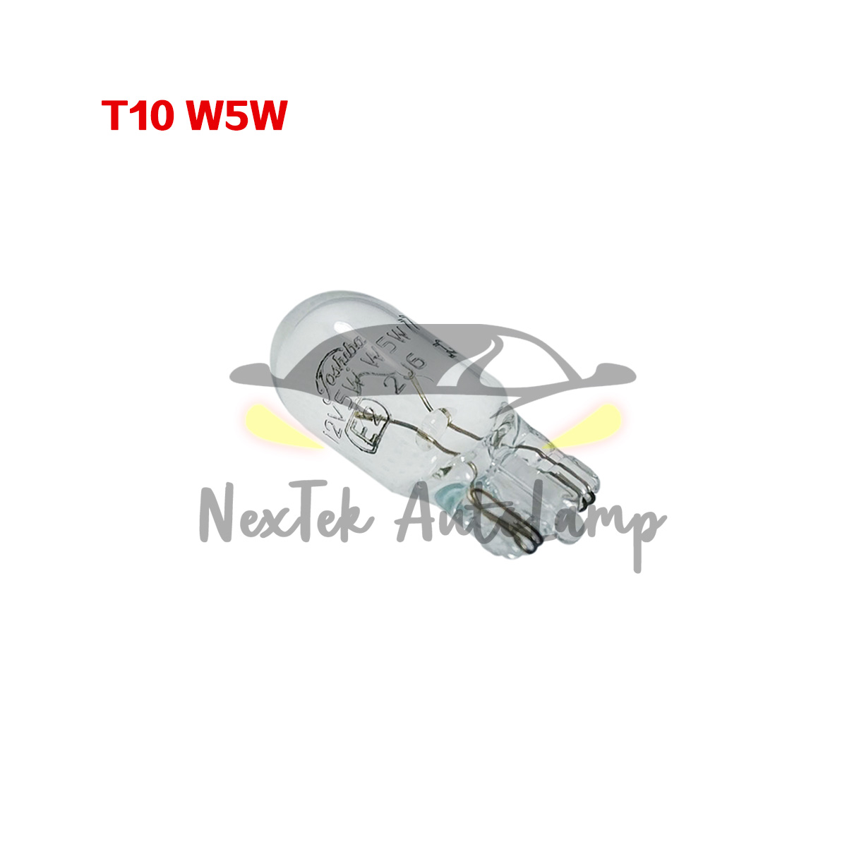 TOSHIBA T10 T13 T15 T20 C8W 12V Amber Light Standard Original Halogen ...