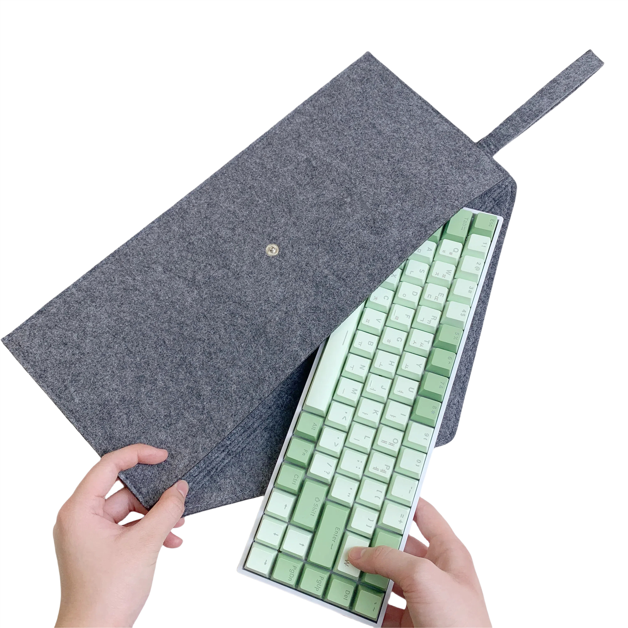 Mechanical Keyboard Carrying Case Felt Bag for 60% 75% 100%Layout ...