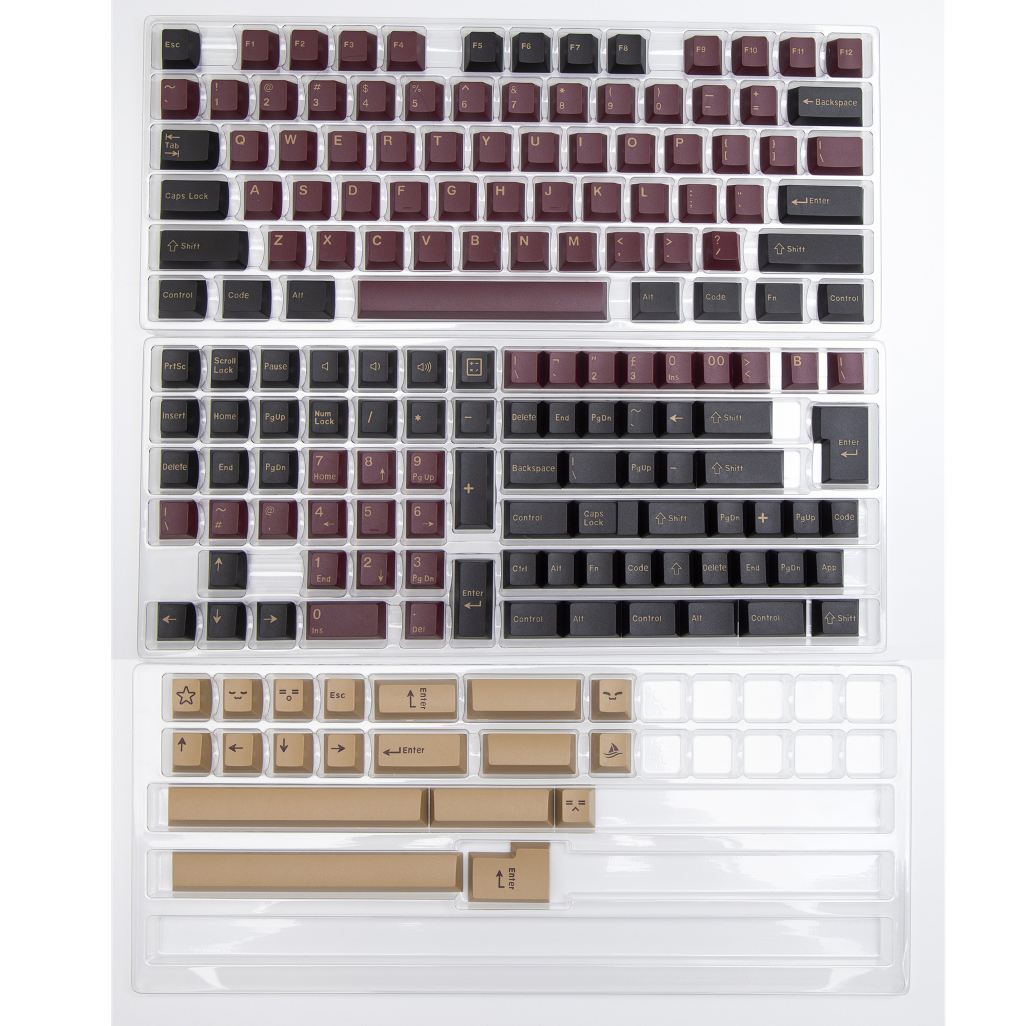 【PH STOCK】Red Samurai keycap Double shot Cherry Profile pbt Fit 61 68 ...