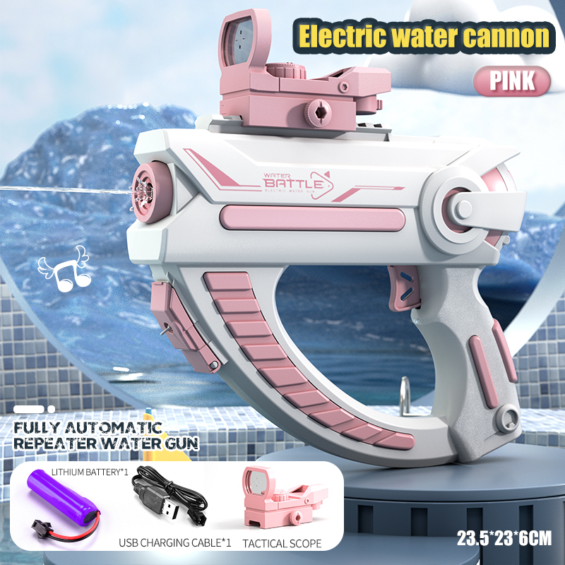 Space Water Gun Electric Water Gun With Battery Charging Cable Children ...