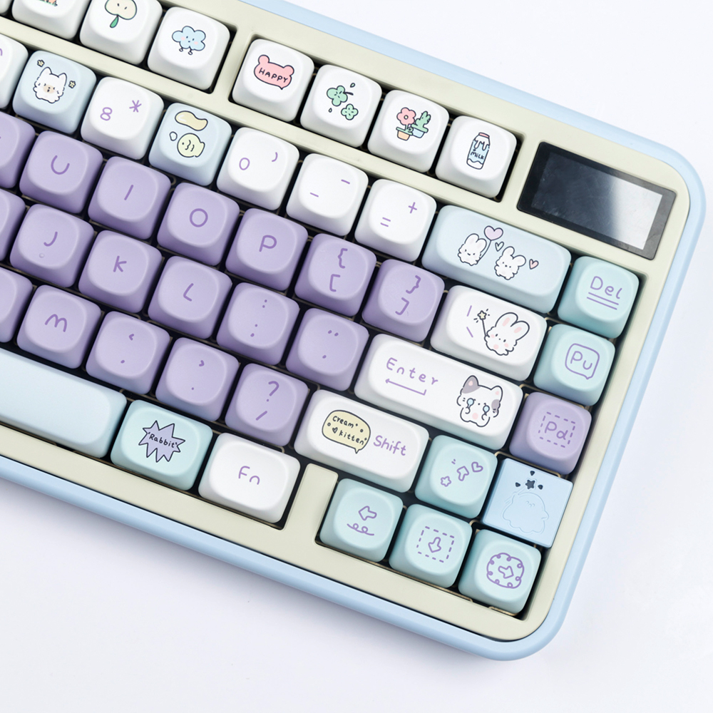 Patrick Star PBT 140keys Keycaps/set Dye-Sublimation MOA Profile Custom Keycaps for Gateron ...