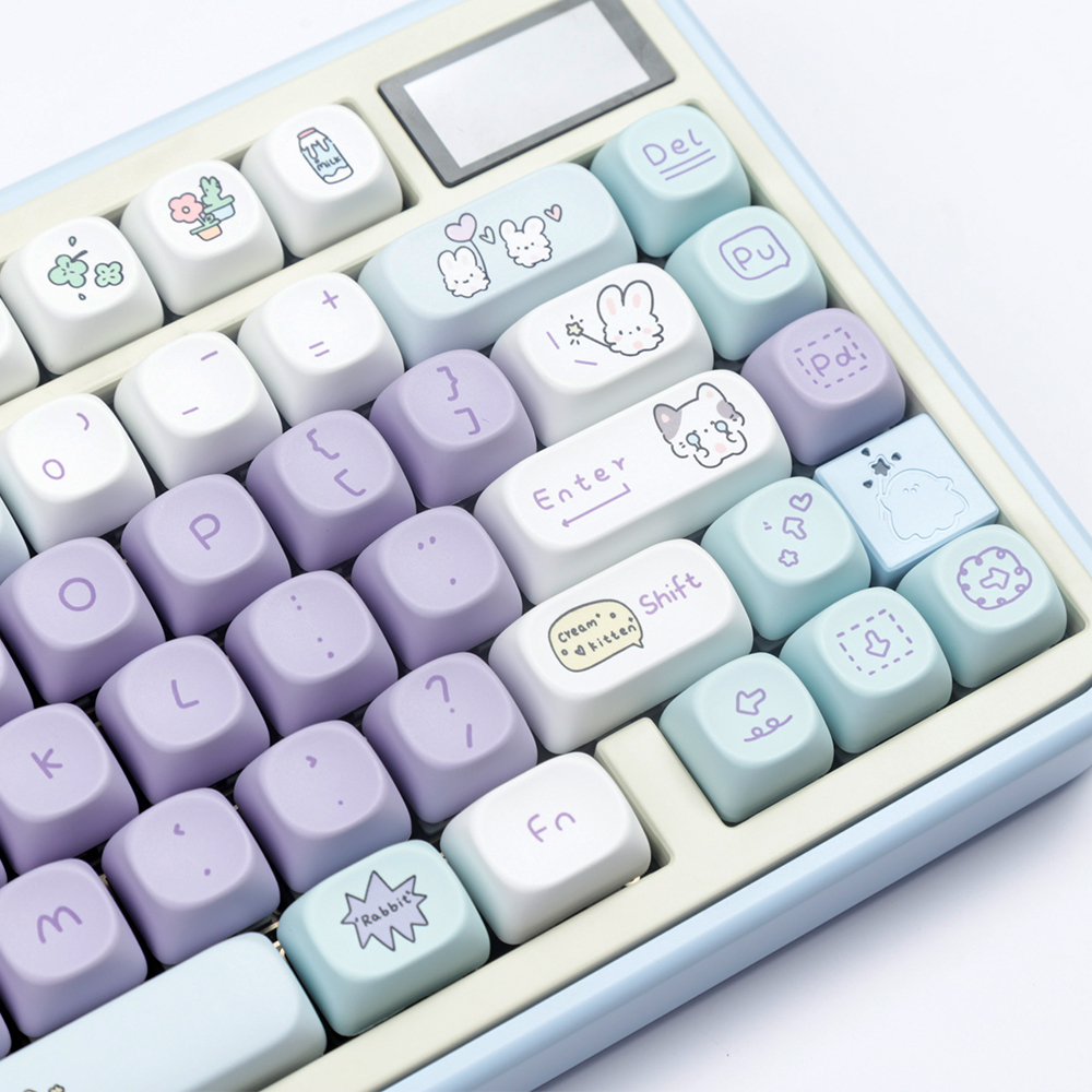Patrick Star PBT 140keys Keycaps/set Dye-Sublimation MOA Profile Custom Keycaps for Gateron ...