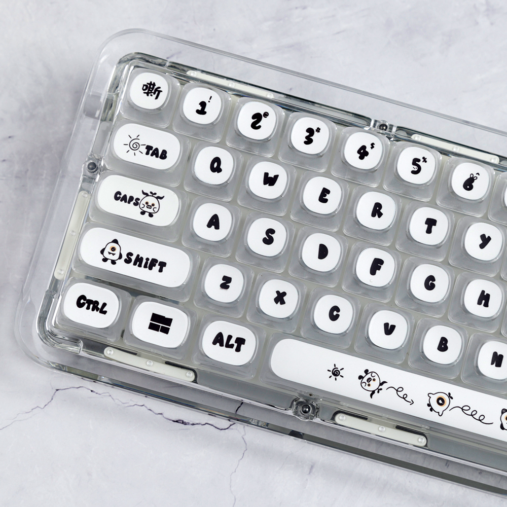 Patrick Star PBT 140keys Keycaps/set Dye-Sublimation MOA Profile Custom Keycaps for Gateron ...