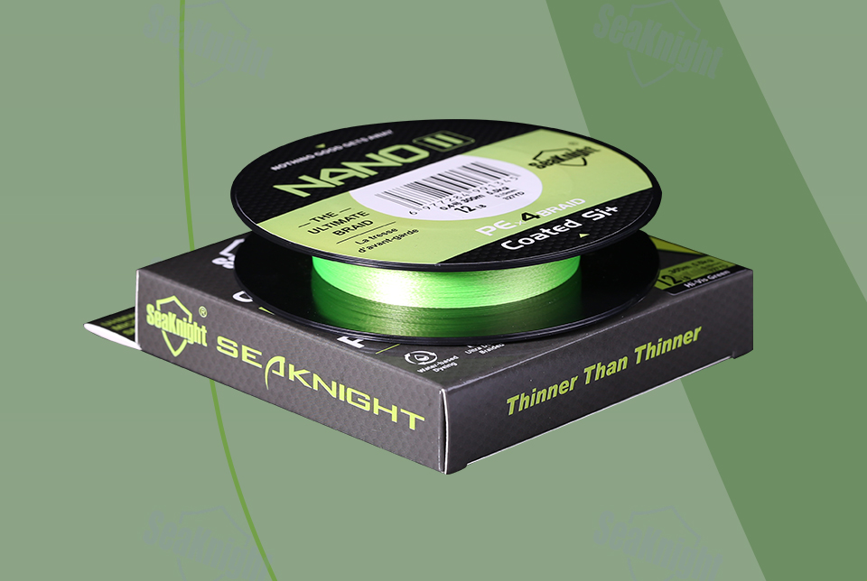Seaknight NANO II 4 Strands Braided Lines 100M/300M Smooth PE Braid ...