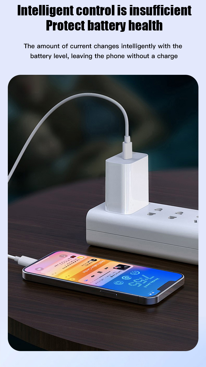 PD 20 Watts Charger USB-C to IOS Adapter Type C Cable Fast Charging for ...