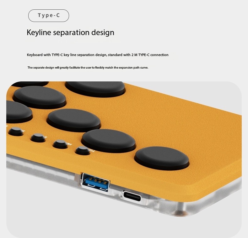 DOIO HITBOX MINI Aluminum Alloy Portable Gaming Keyboard, Joystick ...