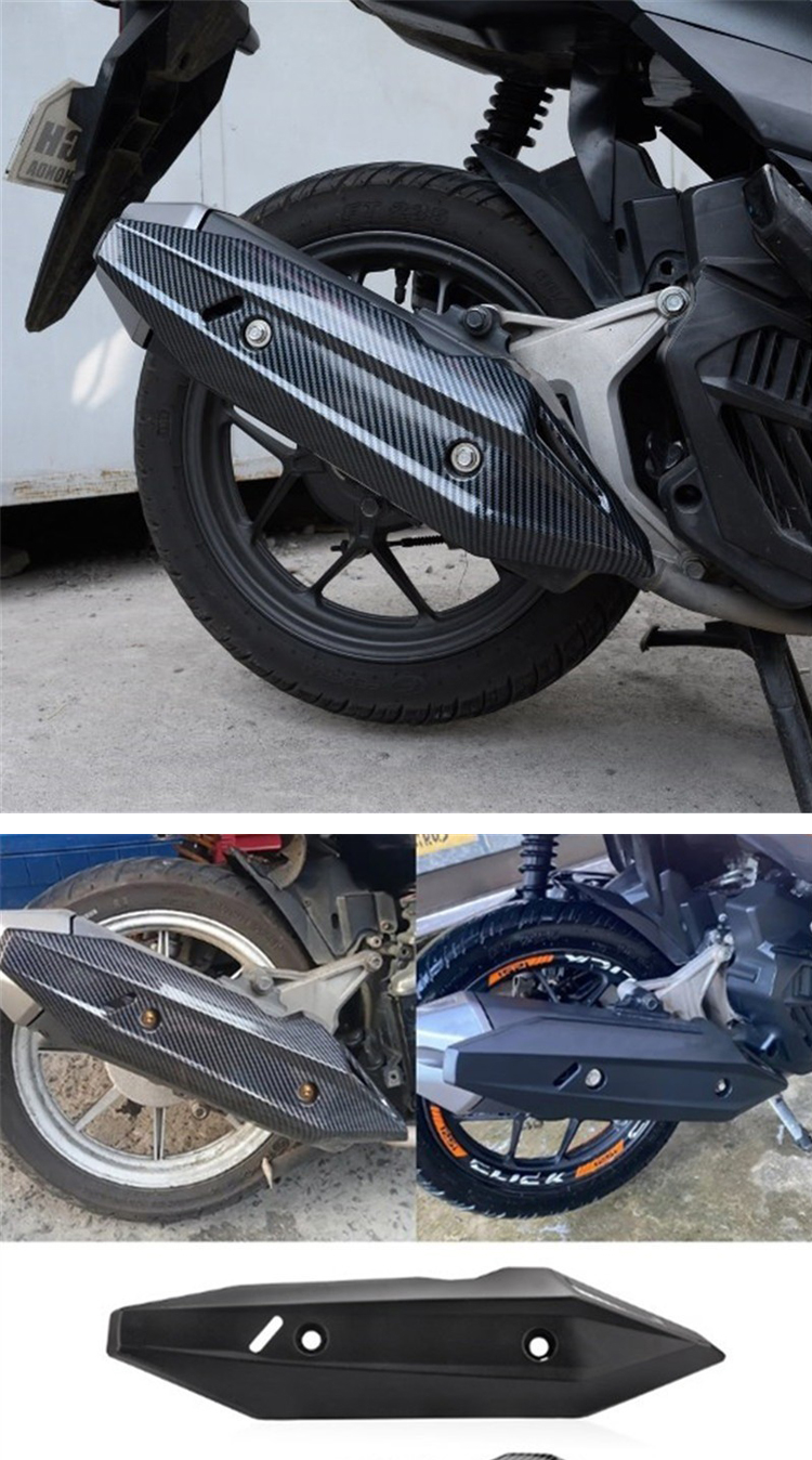 Honda Click V2 V3 Game Changer Muffler Cover Protector For Honda Click ...