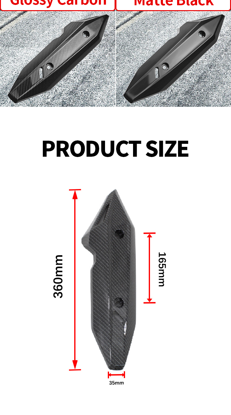 Honda Click V2 V3 Game Changer Muffler Cover Protector For Honda Click ...