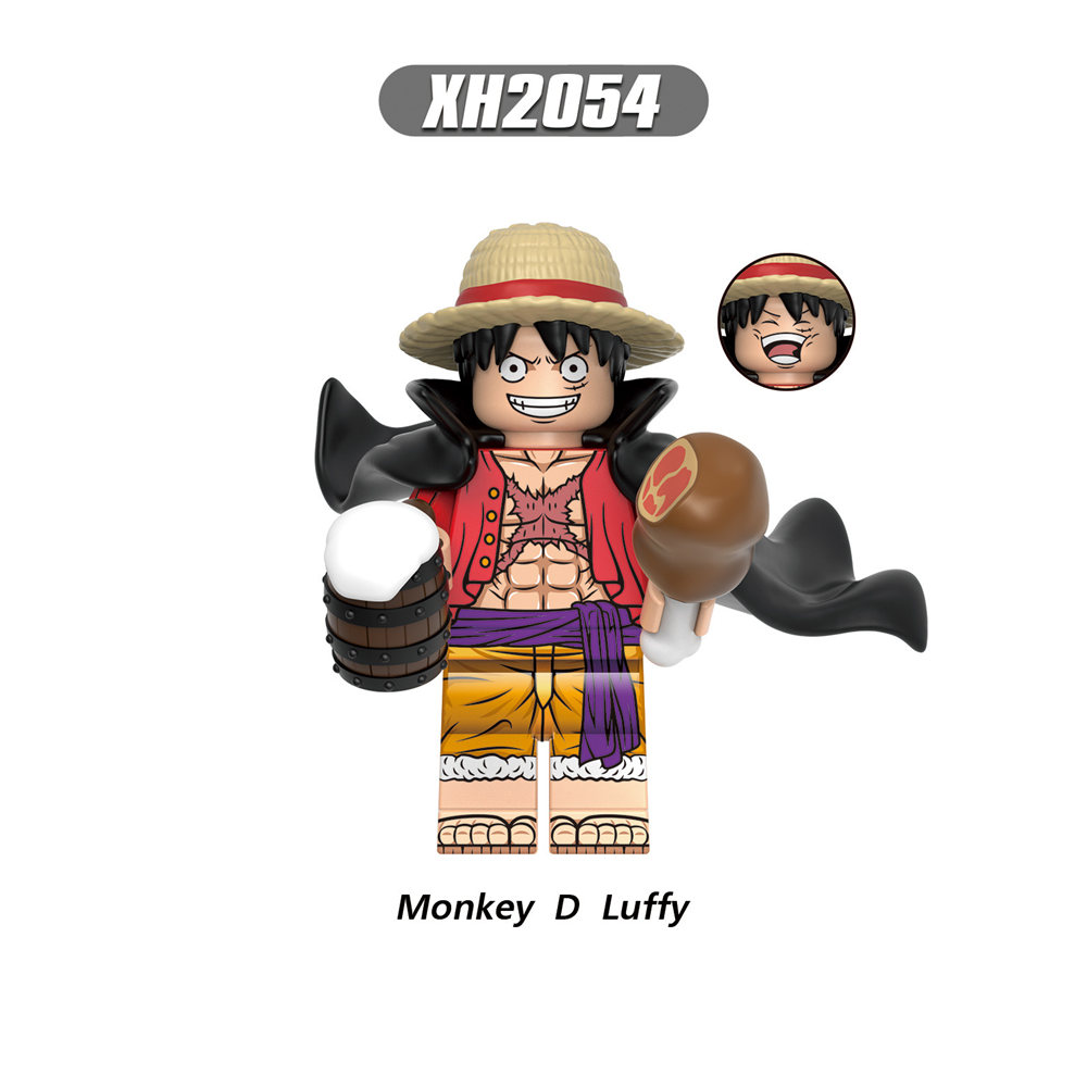 Building Block Toys Anime Figure Luffy Edward Newgate Sabo Ace Cartoon ...