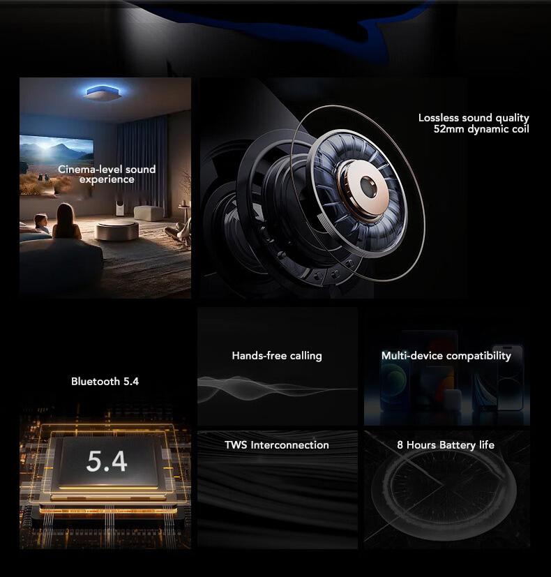 MINISO M100 Bluetooth Speaker True Wireless HD Stereo Sound Outdoor Sport with High Bass Long ...