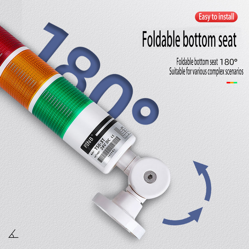 Tower Light Three-Color Warning Light Machine Tool Signal LED Sound ...