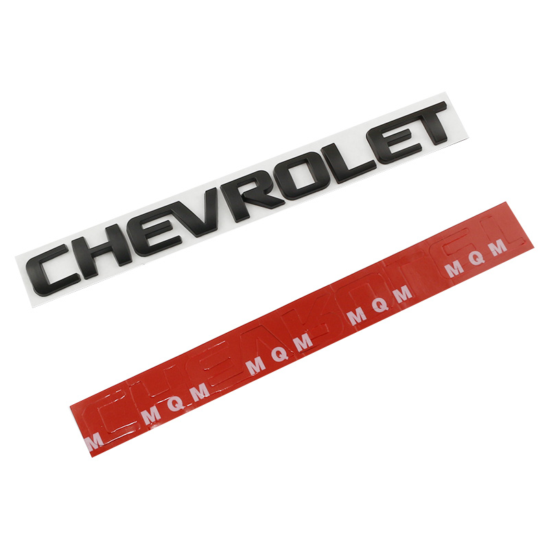 3D Metal Chevrolet letter logo Rear trunk emblem Car back sticker for ...