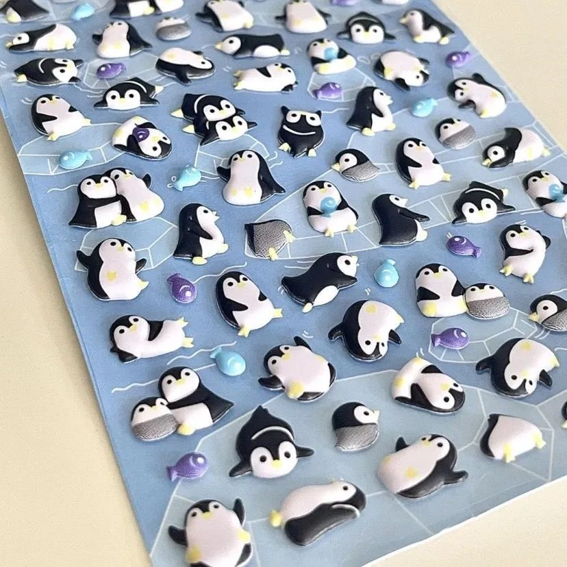 Ohaya | 3d Three-Dimensional Foam Penguin Sticker Cat Panda Cartoon ...