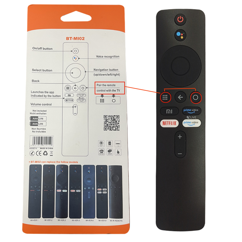 ALANK Universal remote control Bluetooth voice compatibility XIAOMI TV ...