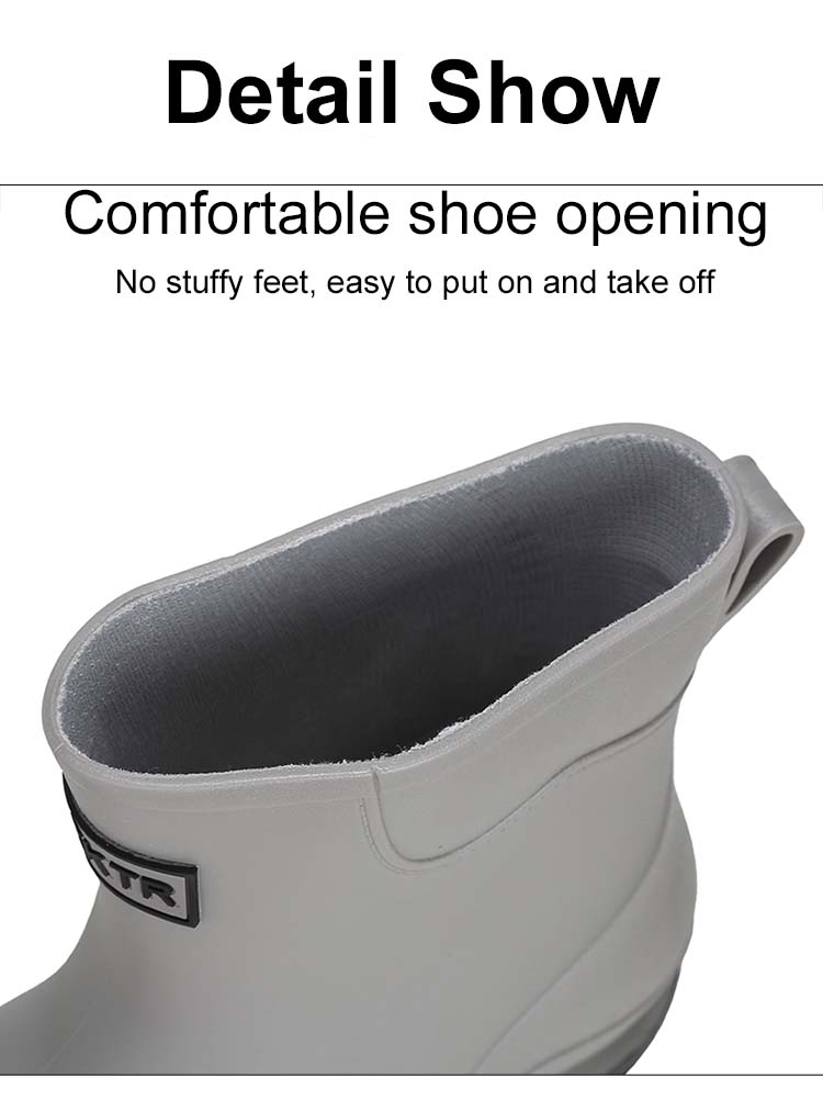 1CHOISE Outdoor High Quality Rain Boots For Woman Non-Slip Mid-Tube ...