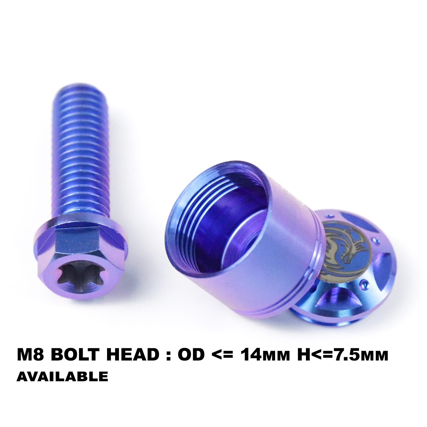 RTAMO Titanium Gr5 Anti-Theft Caps Bolt Caps M6 M8 M10 Brembo GP4RX M50 ...