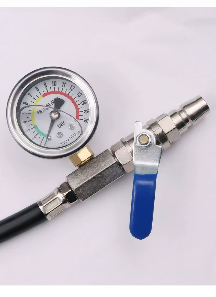Inflatable fast tire gauge high-precision air pressure gauge with ...