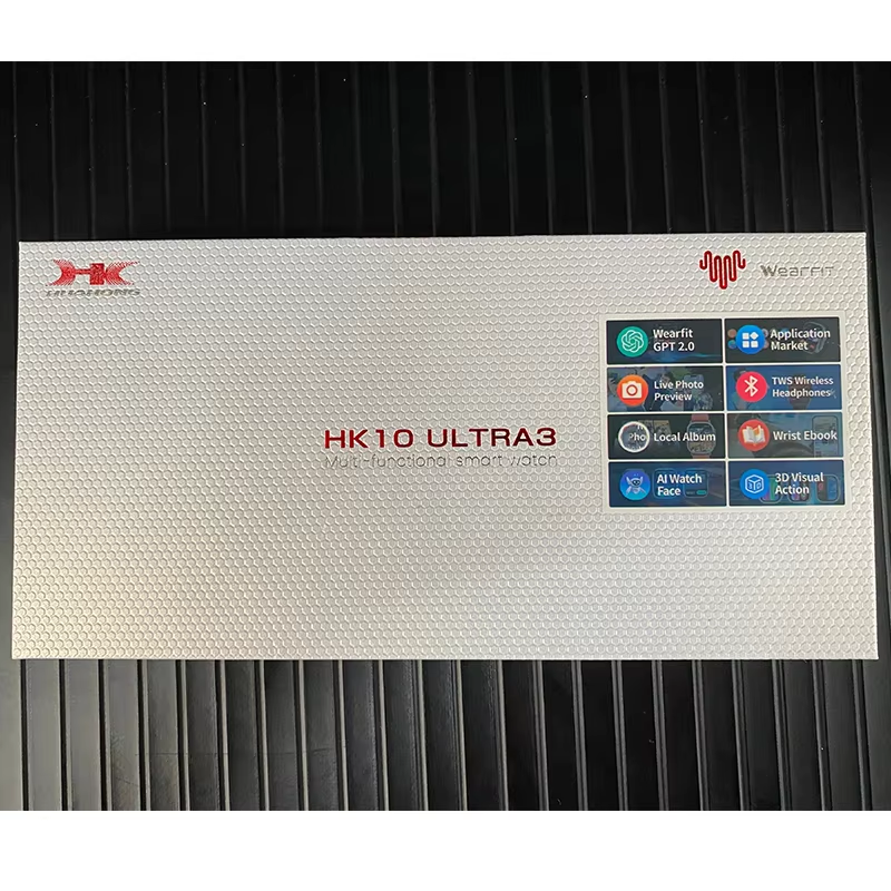 HK10 Ultra 3 AMOLED Smart Watch Men Women ChatGPT NFC Compass G-sensor ...