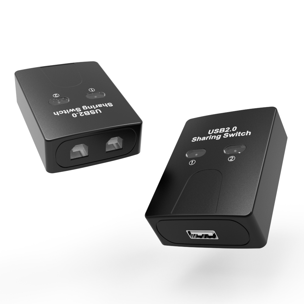 USB Print Sharer 2 In 1 Out USB Auto Printer Sharer Splitter For ...
