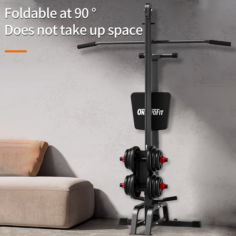 OneTwoFit Multifunctional Foldable Rowing Machine High Pull Down 2 in 1 ...