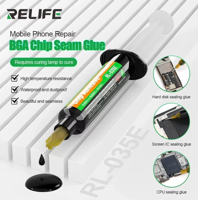RELIFE RL-035E 10CC Chip Repair Adhesive with Push Rod Needle ...