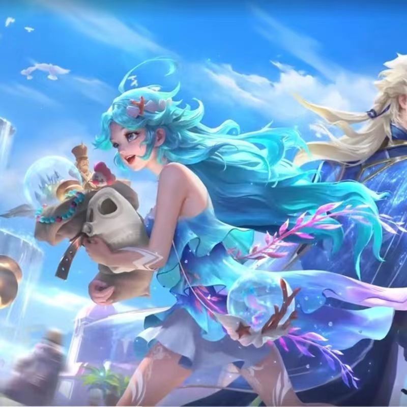 King Glory Dolia cosplay Costume New Role-Playing Female Anime Game Two ...