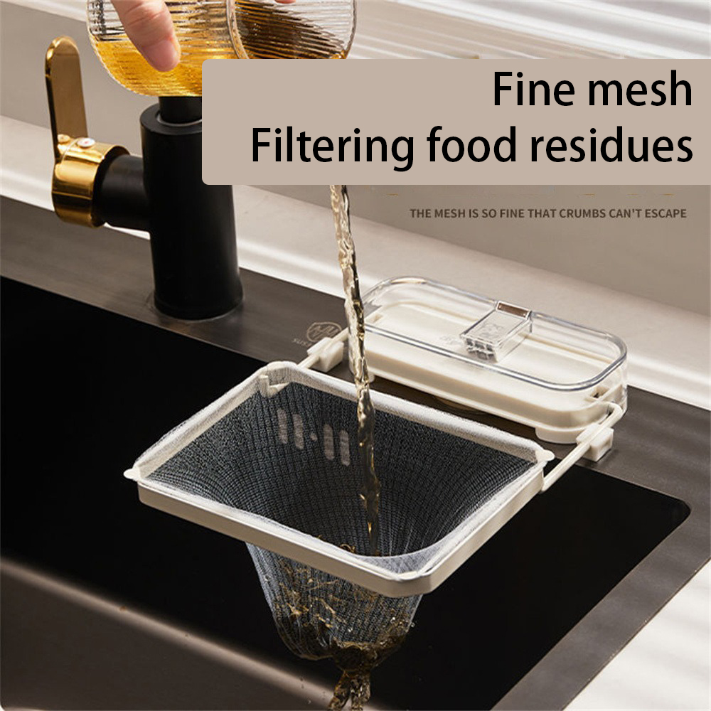 Suction Cup Kitchen Sink Filter Mesh Holder Sink Leftovers Kitchen ...