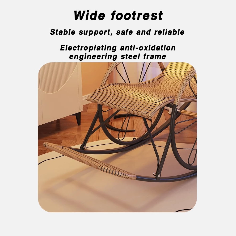Comfortable Rattan Chair Rocking Chair Racking Chair For Adul ...
