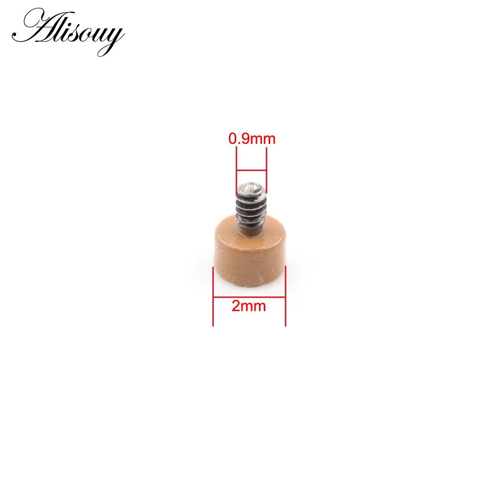 Alisouy 1 Piece Titanium Externally Thread Flesh Color For Lip Labret ...